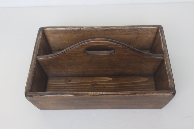 アンティークカントリースタイルのカトラリーケース No.2128 | iichi ハンドメイド・アンティーク・食品・ギフト・手作り