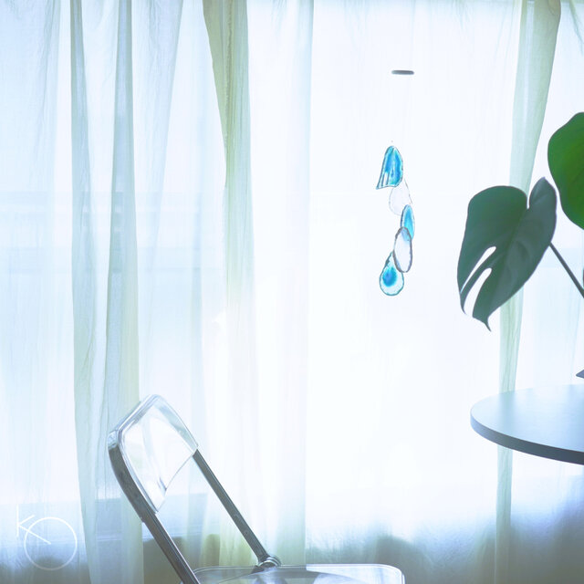 天然石瑪瑙風鈴 - Blue Bird メノウのヒーリングチャイム ウィンドチャイム | iichi ハンドメイド・アンティーク・食品・ギフト・手作り