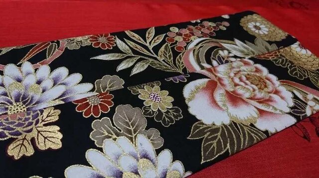 創作帯☆角帯 リバーシブル 花尽くし 巾約11cm | iichi ハンドメイド・アンティーク・食品・ギフト・手作り