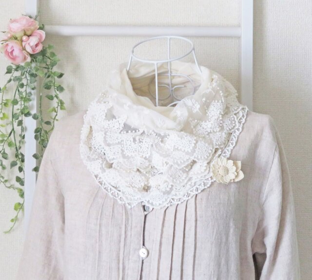 レース編み アンティーク風 向日葵のブローチ～Soleil～ | iichi ハンドメイド・アンティーク・食品・ギフト・手作り