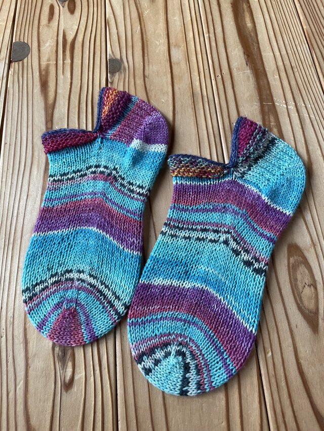 No.1250 夏うつぼソックス139匹め | iichi 日々の暮らしを心地よくするハンドメイドやアンティークのマーケットプレイス