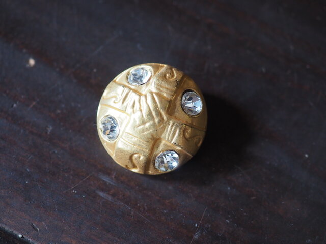 裏穴 28mm メタルボタン1個 | iichi ハンドメイド・アンティーク・食品・ギフト・手作り