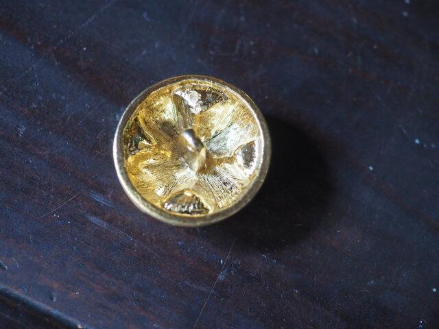 裏穴 28mm メタルボタン1個 | iichi ハンドメイド・アンティーク・食品・ギフト・手作り