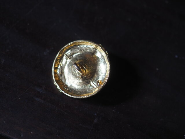 裏穴 25mm メタルボタン1個 | iichi ハンドメイド・アンティーク・食品・ギフト・手作り