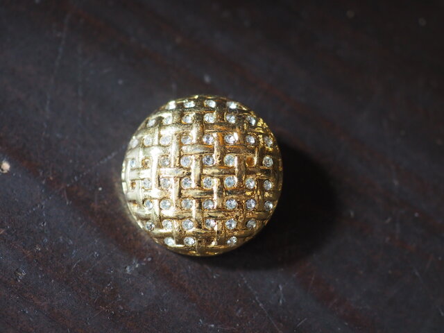 裏穴 28mm メタルボタン1個 | iichi ハンドメイド・アンティーク・食品・ギフト・手作り