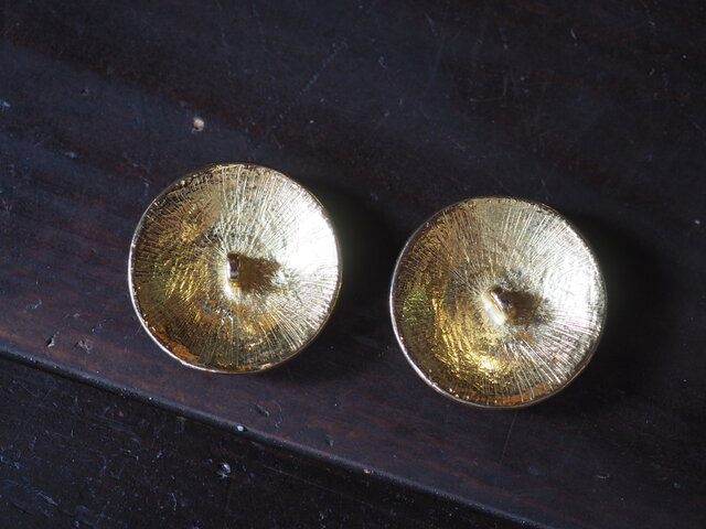 裏穴 32mm メタルボタン1個 | iichi ハンドメイド・アンティーク・食品・ギフト・手作り