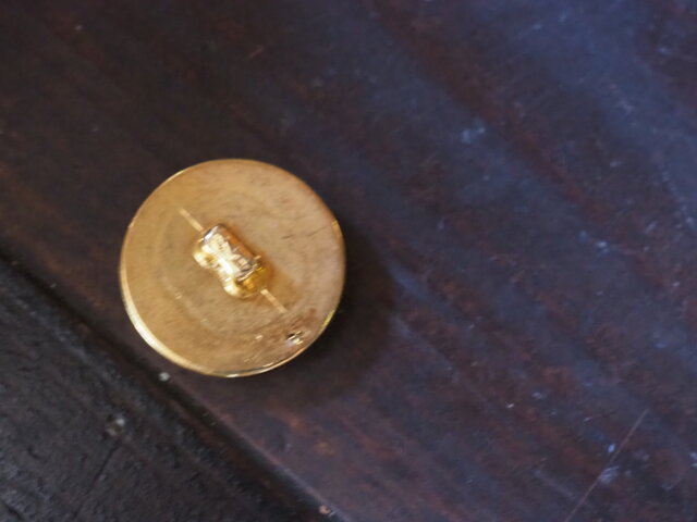 裏穴 21mm メタルボタン1個 | iichi ハンドメイド・アンティーク・食品・ギフト・手作り