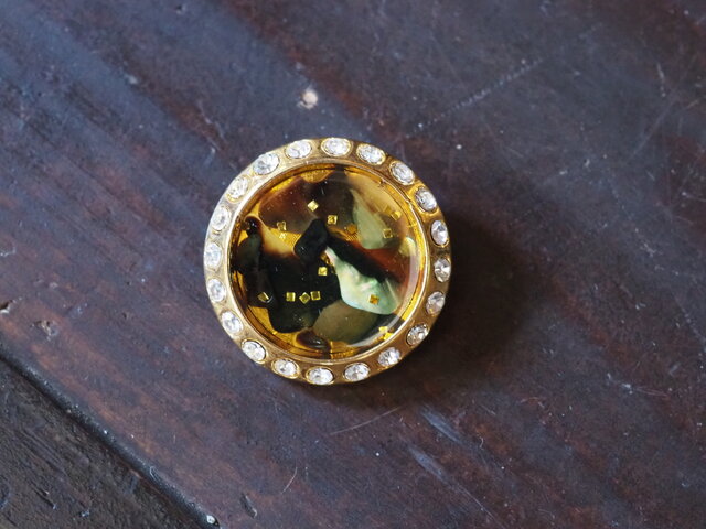 裏穴 25mm メタルボタン1個 | iichi ハンドメイド・アンティーク・食品・ギフト・手作り