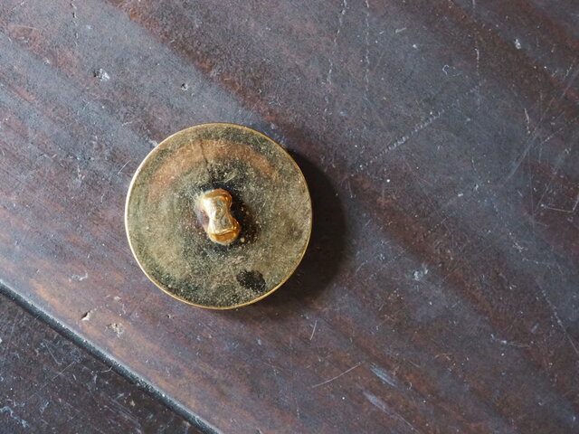 裏穴 28mm メタルボタン1個 | iichi ハンドメイド・アンティーク・食品・ギフト・手作り
