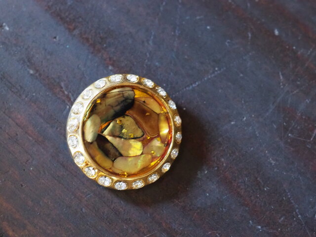 裏穴 25mm メタルボタン1個 | iichi ハンドメイド・アンティーク・食品・ギフト・手作り