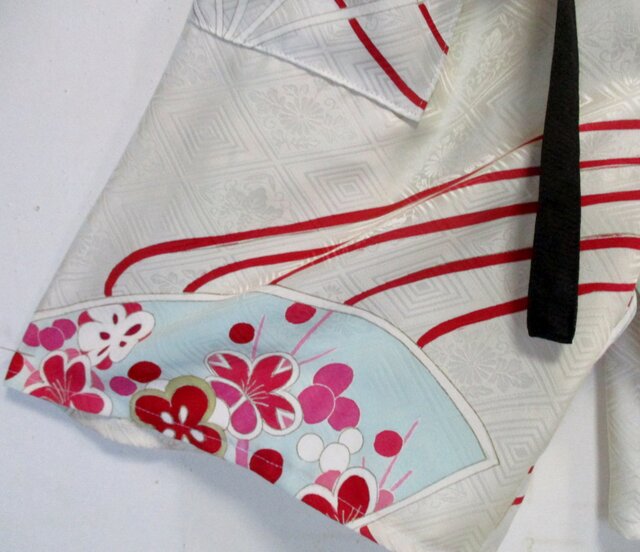 7278 花柄の着物で作ったキュロットスカート ＃送料無料 | iichi ハンドメイド・アンティーク・食品・ギフト・手作り