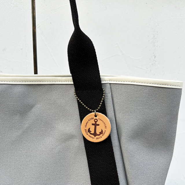 いつものトートM：ライトグレー×クロ×Pアイボリー 受注製作 | iichi 日々の暮らしを心地よくするハンドメイドやアンティークのマーケットプレイス