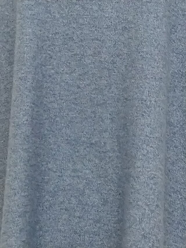 シンプルプルオーバー。ブルーグレー鹿の子。BLPO-156 | iichi - ハンドメイド・アンティーク・食品・ギフト・手作り