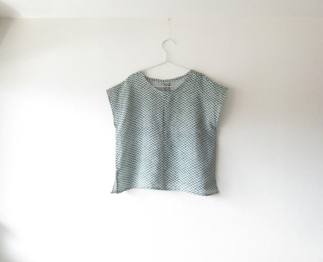 ☆夏着物ブラウス♪文銅繋ぎ柄☆【再販】/32kb09 | iichi 日々の暮らしを心地よくするハンドメイドやアンティークのマーケットプレイス