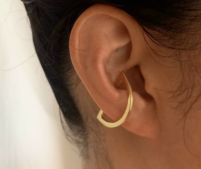 真鍮 アレンジ イヤーカフc 3way | iichi ハンドメイド・アンティーク・食品・ギフト・手作り