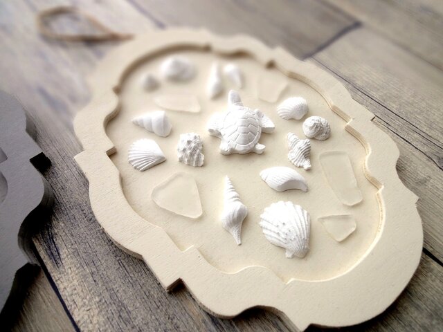 【送料無料】 壁にかけるアートボード 2色展開 ビーチコーミング | iichi 日々の暮らしを心地よくするハンドメイドやアンティークのマーケットプレイス