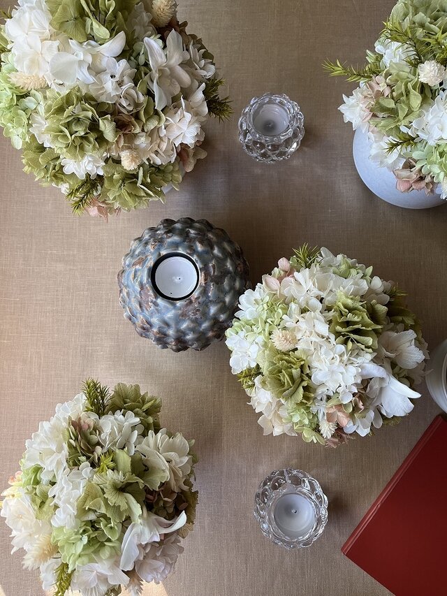 Denphale / デンファレ（秋色） ポットアレンジⓁ | iichi 日々の暮らしを心地よくするハンドメイドやアンティークのマーケットプレイス