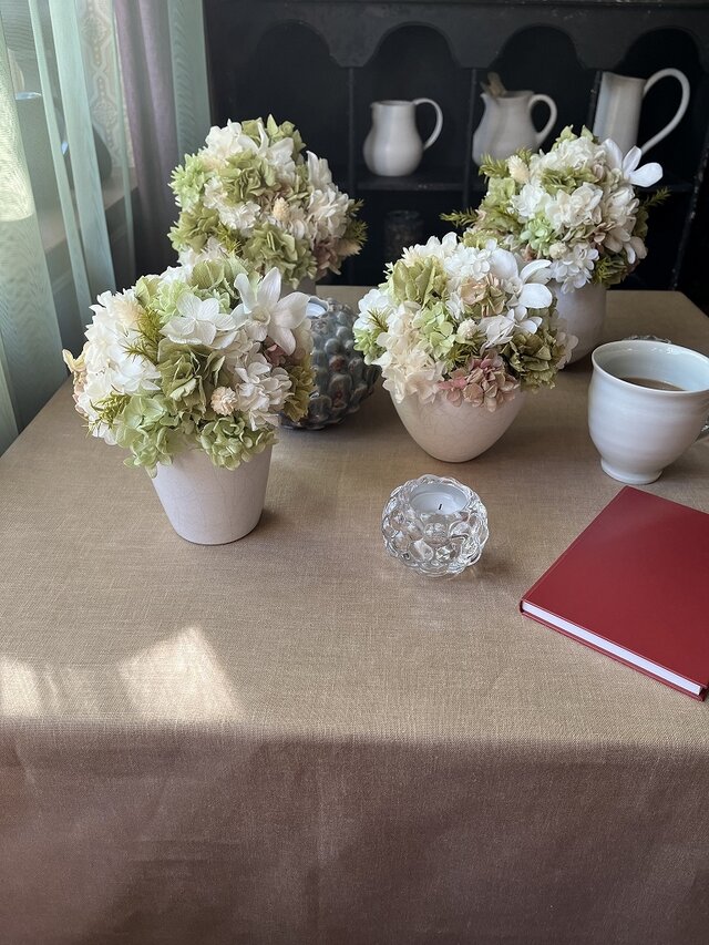 Denphale / デンファレ（秋色） ポットアレンジⓁ | iichi 日々の暮らしを心地よくするハンドメイドやアンティークのマーケットプレイス