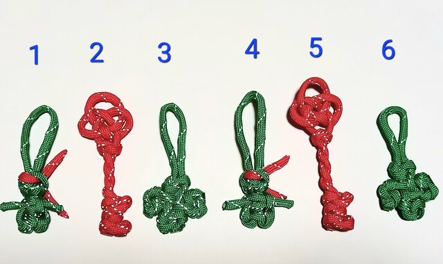 反射パラコード根付け 選べる2個セット | iichi 日々の暮らしを心地よくするハンドメイドやアンティークのマーケットプレイス