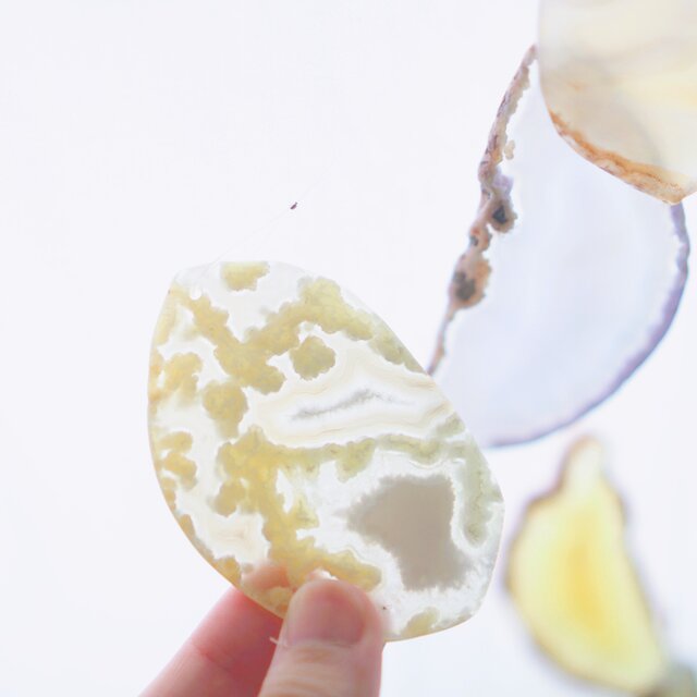 天然石瑪瑙風鈴 - Sleep Twice メノウのヒーリングチャイム ウィンドチャイム | iichi ハンドメイド・アンティーク・食品・ギフト・手作り