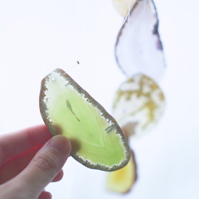 天然石瑪瑙風鈴 - Sleep Twice メノウのヒーリングチャイム ウィンドチャイム | iichi ハンドメイド・アンティーク・食品・ギフト・手作り