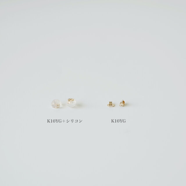 K10YG 天然石ピアス【Rutile×Lapis Lazuli 】 | iichi 日々の暮らしを心地よくするハンドメイドやアンティークのマーケットプレイス