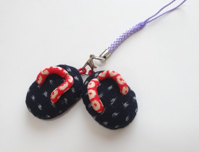 古布 ぞうり根付け no115 | iichi ハンドメイド・アンティーク・食品・ギフト・手作り