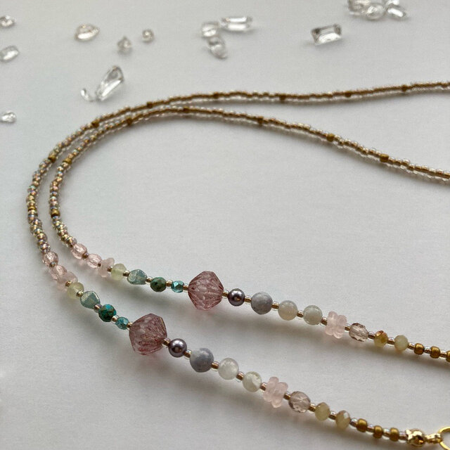 プチグラスコード soft shades | iichi 日々の暮らしを心地よくするハンドメイドやアンティークのマーケットプレイス