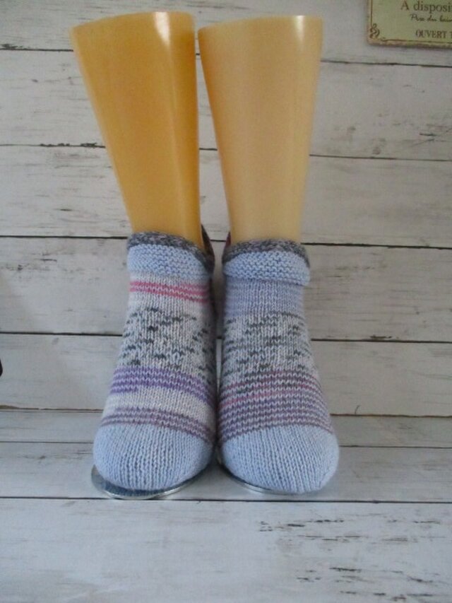 冷え取りソックス Opal Cotton KFS 187 アハツェン& KFS 215 コットンアクア | iichi 日々の暮らしを心地よくするハンドメイドやアンティークのマーケットプレイス