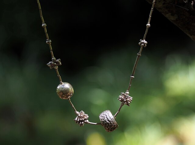 【bib】ネックレス silver950 | iichi 日々の暮らしを心地よくするハンドメイドやアンティークのマーケットプレイス