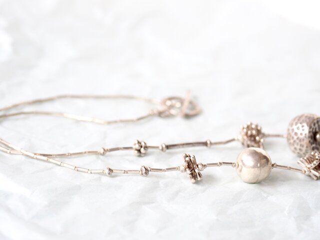 【bib】ネックレス silver950 | iichi 日々の暮らしを心地よくするハンドメイドやアンティークのマーケットプレイス