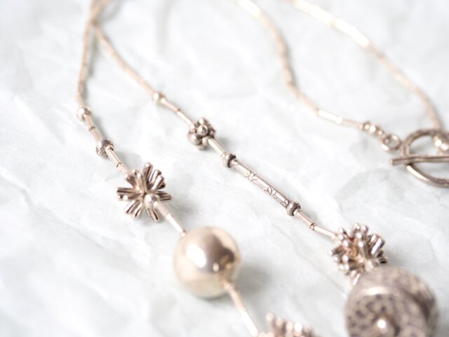 【bib】ネックレス silver950 | iichi 日々の暮らしを心地よくするハンドメイドやアンティークのマーケットプレイス