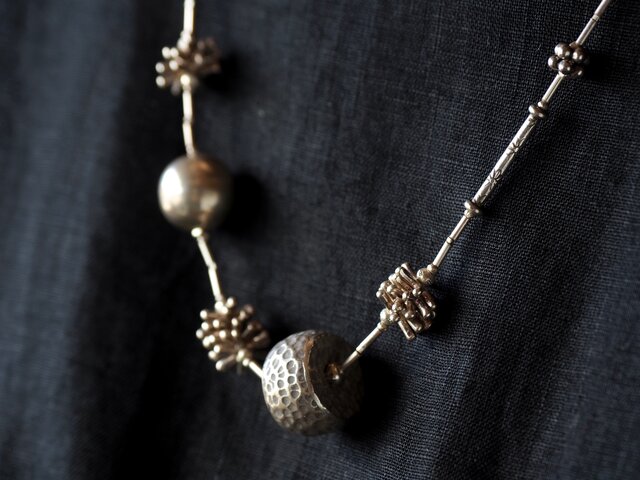 【bib】ネックレス silver950 | iichi 日々の暮らしを心地よくするハンドメイドやアンティークのマーケットプレイス