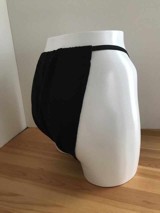 黒のpagne (ふんどしショーツ) | iichi 日々の暮らしを心地よくするハンドメイドやアンティークのマーケットプレイス