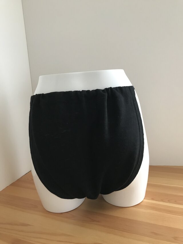 黒のpagne (ふんどしショーツ) | iichi 日々の暮らしを心地よくするハンドメイドやアンティークのマーケットプレイス