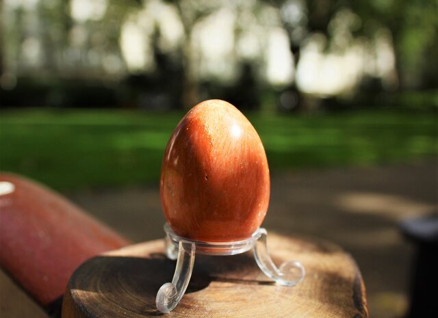 セレストバライト エッグ 50mm | iichi 日々の暮らしを心地よくするハンドメイドやアンティークのマーケットプレイス