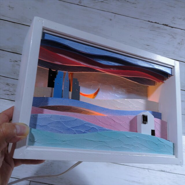 ★本日は送料無料です★House with the light mini～灯りのある家 mini | iichi 日々の暮らしを心地よくするハンドメイドやアンティークのマーケットプレイス