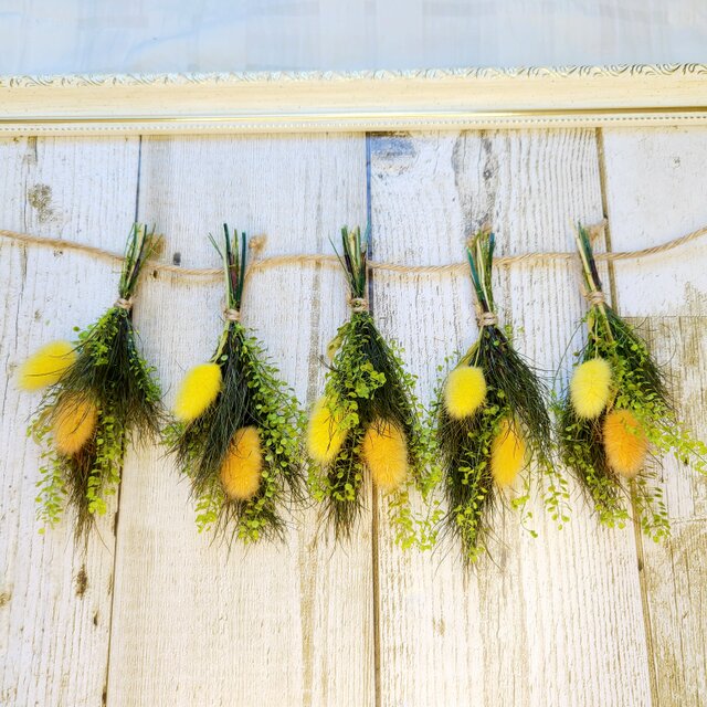 5set yo コアラファーンとラグラスミニスワッグのナチュラルガーランド アンティーク ボタニカル | iichi 日々の暮らしを心地よくするハンドメイドやアンティークのマーケットプレイス