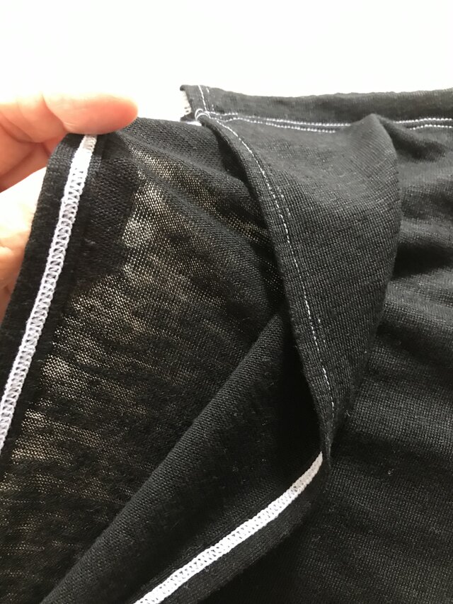 黒のpagne（ふんどしショーツ）.布地は黒でゴム紐は白 | iichi 日々の暮らしを心地よくするハンドメイドやアンティークのマーケットプレイス