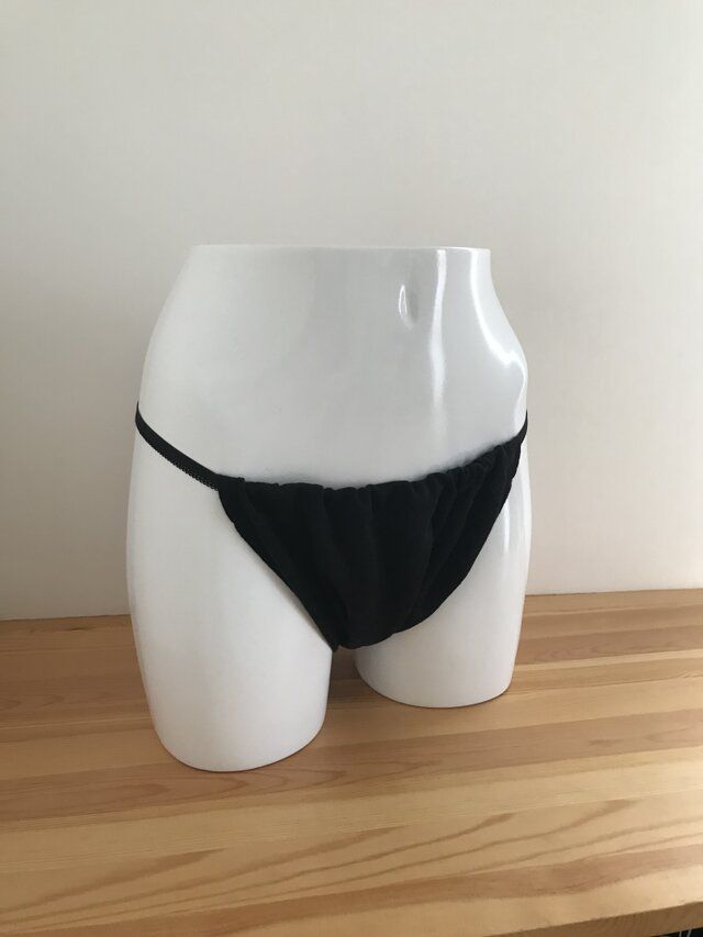 黒のpagne（ふんどしショーツ） | iichi 日々の暮らしを心地よくするハンドメイドやアンティークのマーケットプレイス