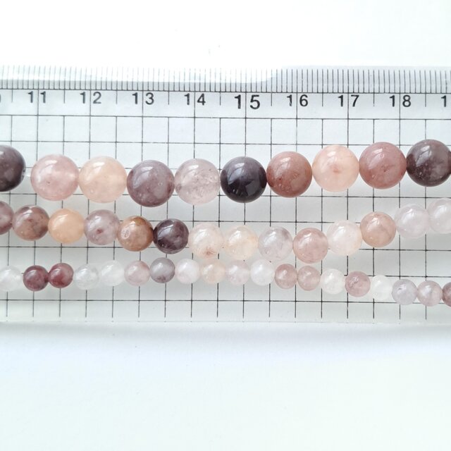 天然色ニュアンスカラークォーツ 4mm 30個 | iichi 日々の暮らしを心地よくするハンドメイドやアンティークのマーケットプレイス