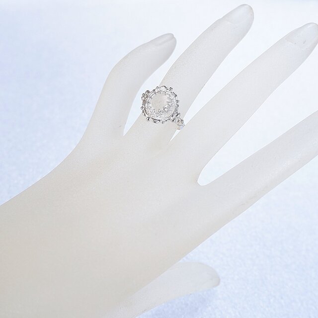 ～神々の住まう地から～ ヒマラヤ水晶クル渓谷産のデザインリング 12.5号 天然石アクセサリー 一点物 | iichi 日々の暮らしを心地よくするハンドメイドやアンティークのマーケットプレイス