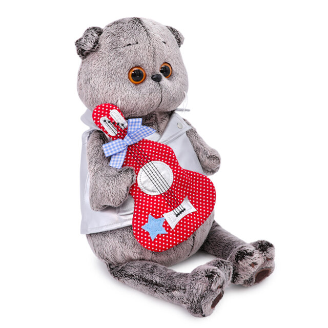 Basik 25cm ギターとシルバーレザー | iichi 日々の暮らしを心地よくするハンドメイドやアンティークのマーケットプレイス