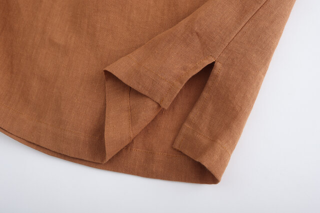 ★サンプルセール 1点のみ★（B35）リネン スカート ギャザースカート | iichi 日々の暮らしを心地よくするハンドメイドやアンティークのマーケットプレイス