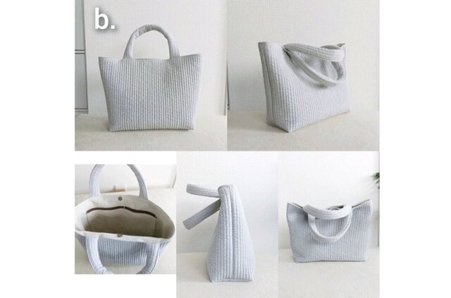 くすみ系ヌビくったりトートバッグm | iichi 日々の暮らしを心地よくするハンドメイドやアンティークのマーケットプレイス