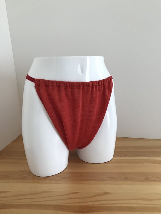 赤のpagne（ふんどしショーツ） | iichi 日々の暮らしを心地よくするハンドメイドやアンティークのマーケットプレイス