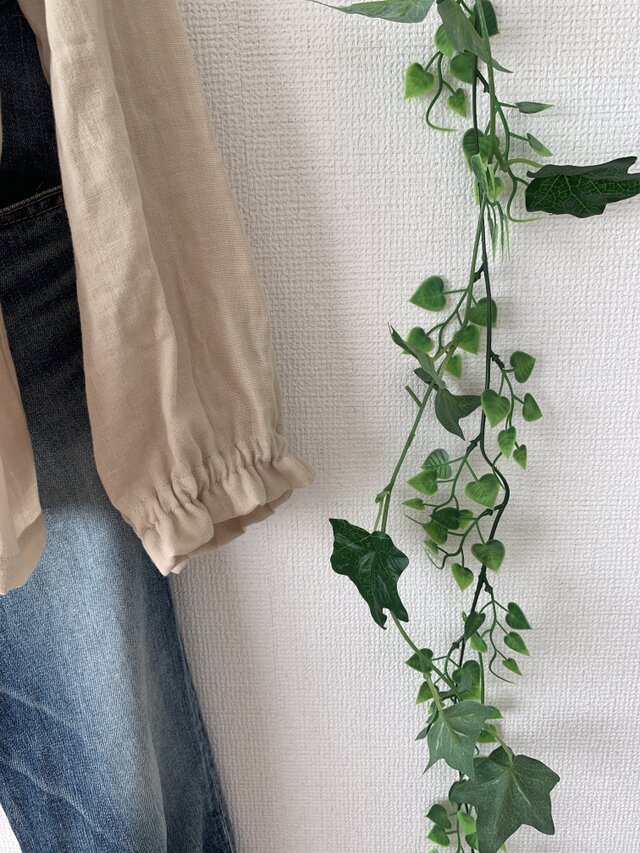 ダブルガーゼスタンドフリルプルオーバー | iichi 日々の暮らしを心地よくするハンドメイドやアンティークのマーケットプレイス