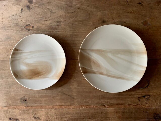 Orb オーブブラウンプレート L | iichi 日々の暮らしを心地よくするハンドメイドやアンティークのマーケットプレイス