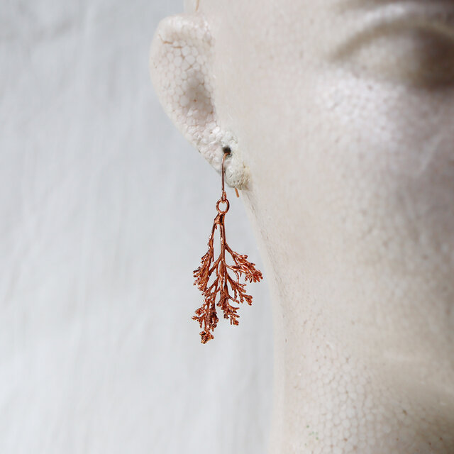 スターチス・カスピアのお花ピアス | iichi 日々の暮らしを心地よくするハンドメイドやアンティークのマーケットプレイス