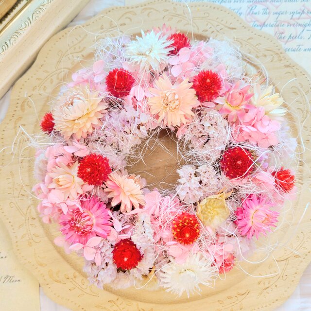 pp ナチュラルリース アンティーク ボタニカル | iichi 日々の暮らしを心地よくするハンドメイドやアンティークのマーケットプレイス